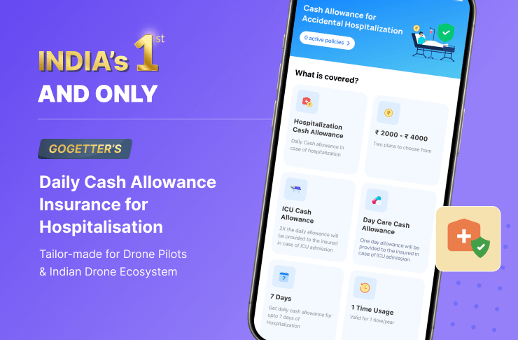 Hospicash Insurance Cover For Drone Pilots and Professionals | TropoGo